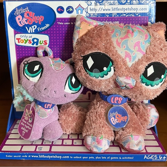 Littlest Pet Shop | Toys | Littlest Lps Vip Friends Cat And Butterfly ...